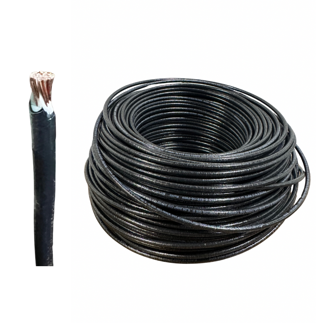 Cable THHN #10 AWG Viakon – Caja 100m – Rayos de Luz